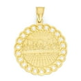 Golden Fire Solid 10k Gold Last Supper Pendant - Catholic Gifts for Men ...