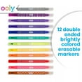 Ooly Make No Mistake Erasable Markers, Kids Friendly, Travel Size, Set ...