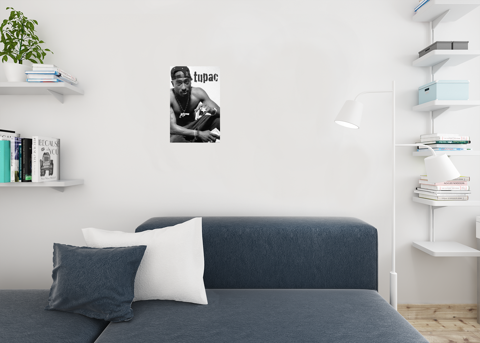 Buy 2Pac Poster Tupac Smoking Blunt 90s Hip Hop Tupac Posters Rapper ...