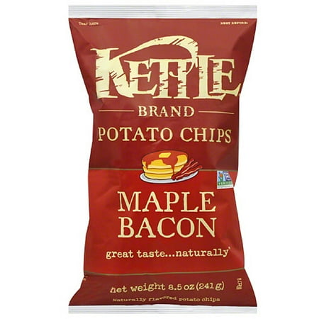 Kettle Brand Maple Bacon Potato Chips, 8.5 oz, (Pack of 12) - Walmart.com