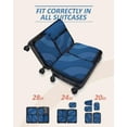 BAGSMART 6 Set Compression Packing Cubes, Expandable Luggage Organizers ...