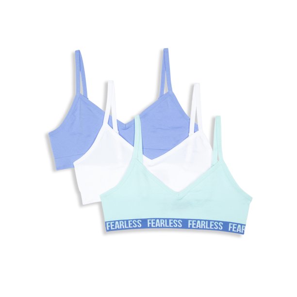 Maidenform Sweet Nothings Girls Pull-Over V-Neck Bra, 3-Pack, Sizes (S ...