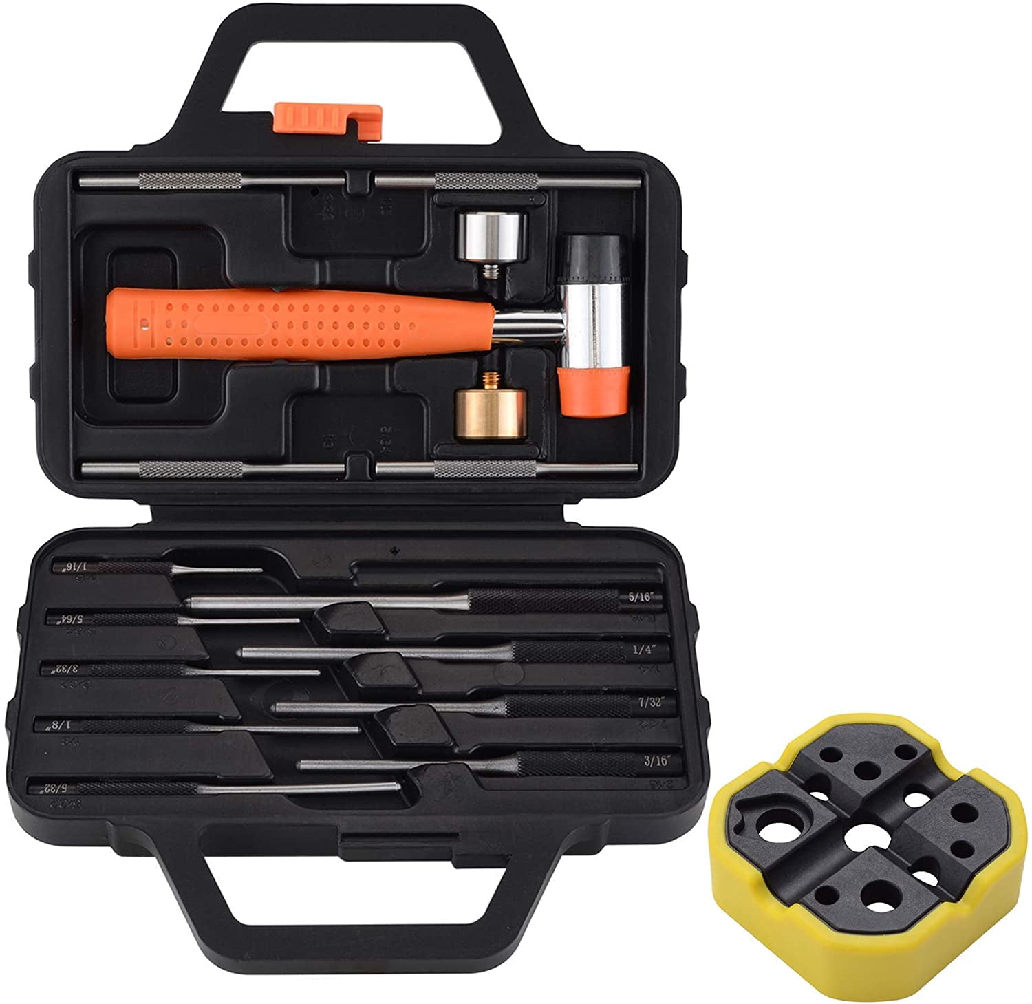 Punch Set with Universal Gunsmith Bench Block - Walmart.com