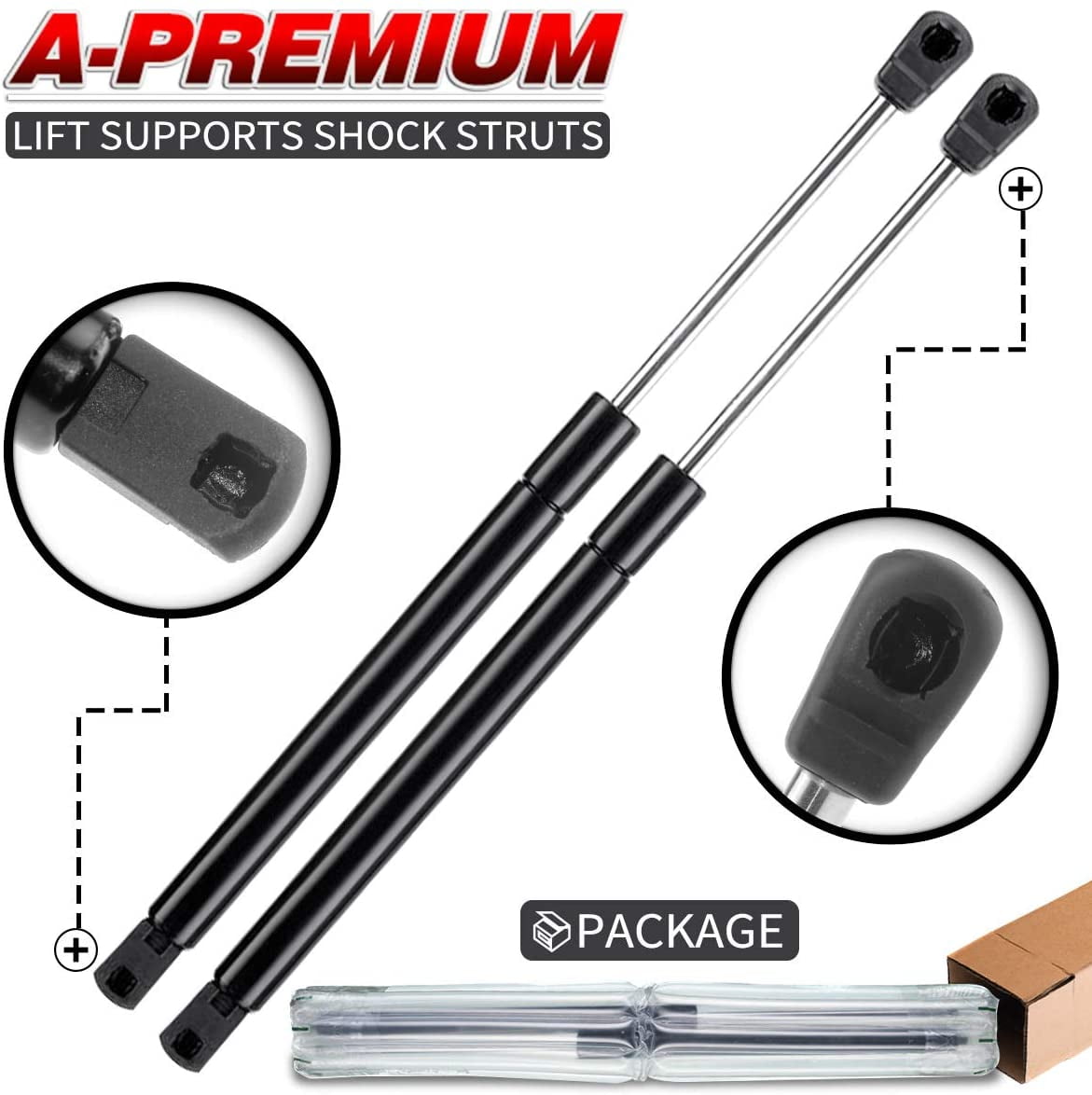 A-Premium Hood Bonnet Lift Supports Shock Struts Replacement for Ford ...