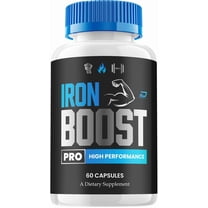 Iron Boost Pro High Performance Supplement, IronBoost (60 Capsules ...
