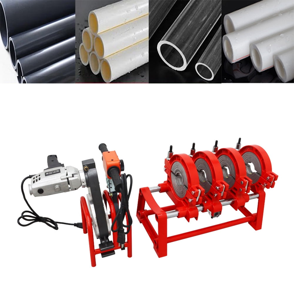 INTBUYING Pipe Fusion Welder HDPE Hand-push Butt Fusion Welding Machine ...