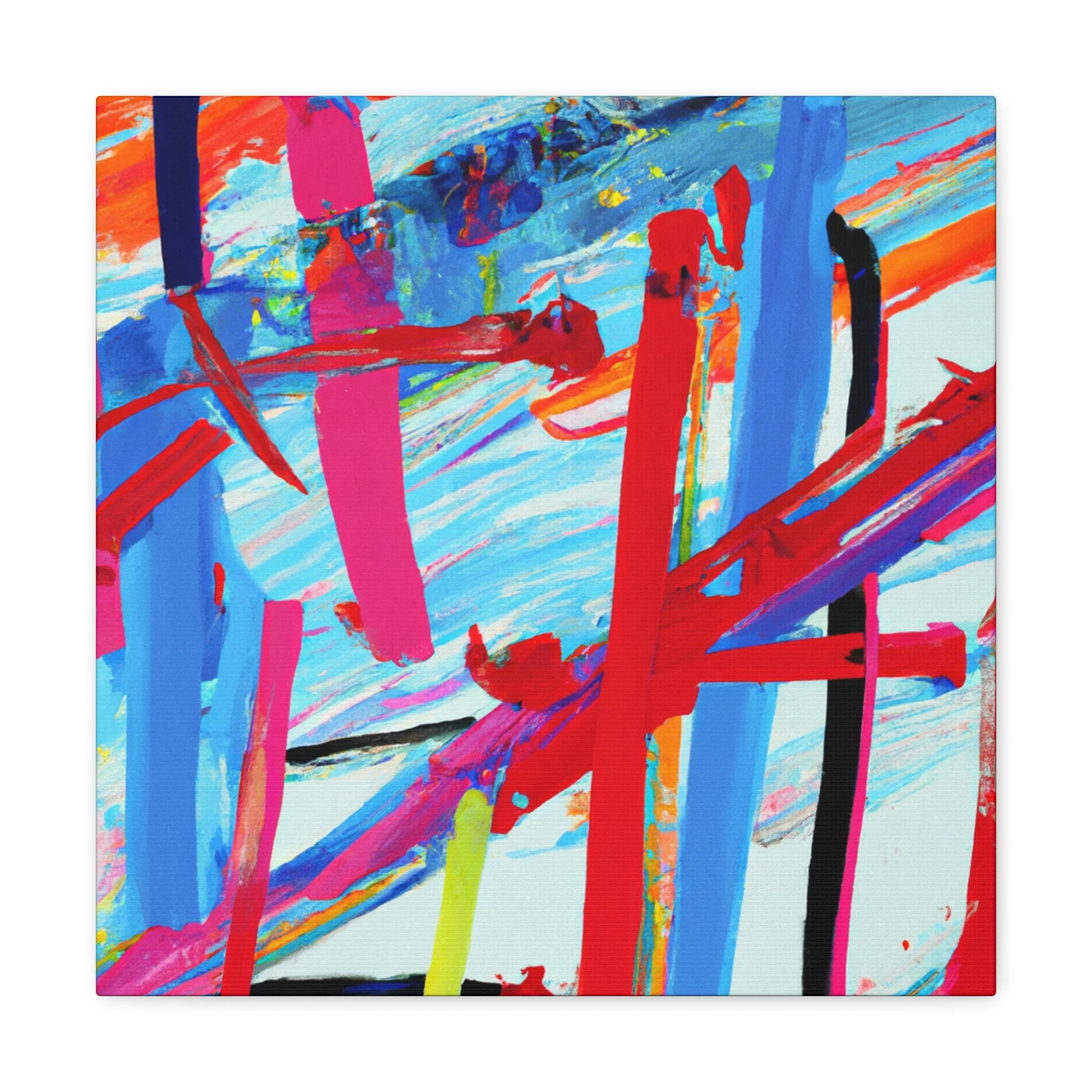 Explosive Vibrant Emotion - Canvas - Walmart.com