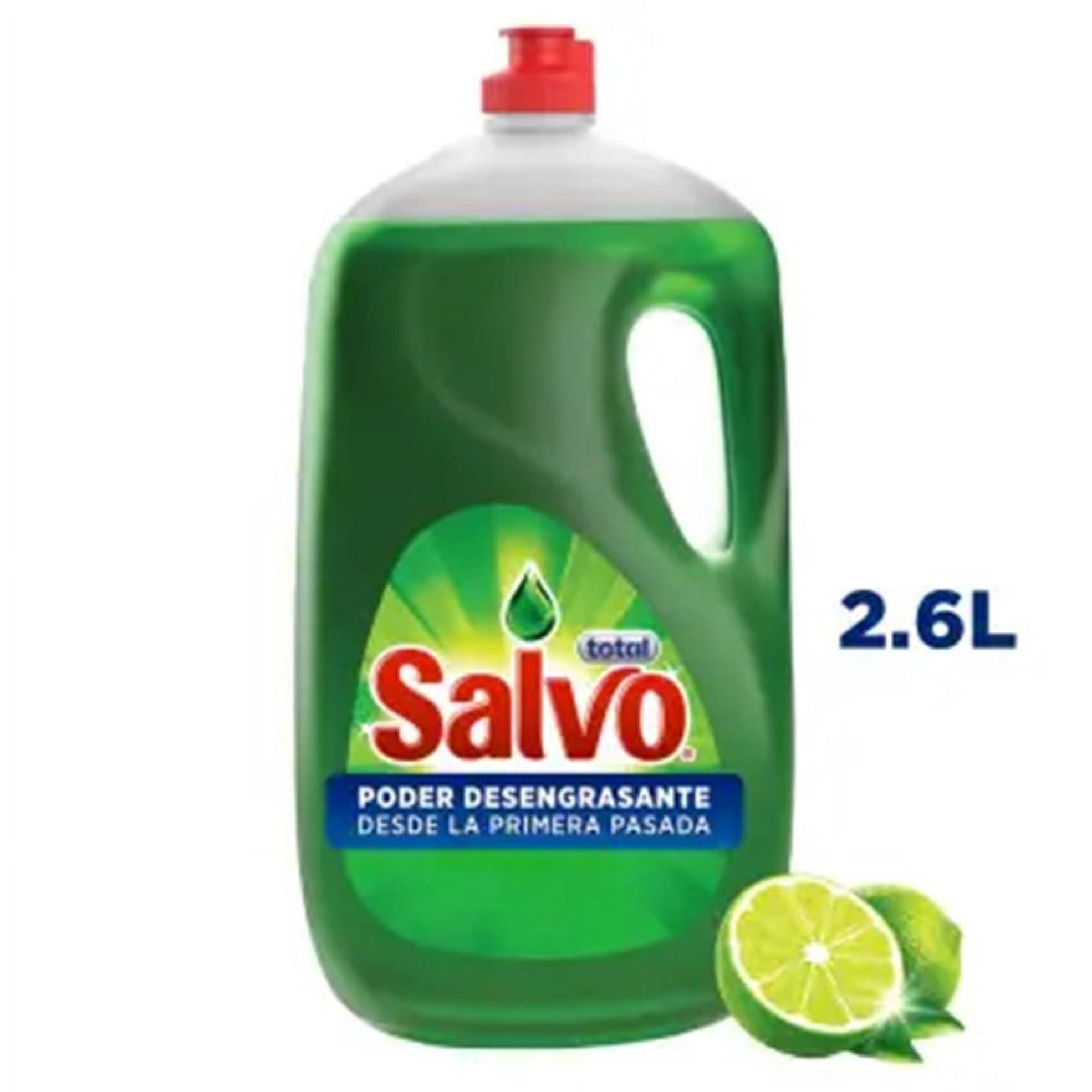 Lavatrastes Líquido Salvo 2.6 l Total Limón | Walmart en línea