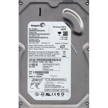 ST380815AS, 6RW, SU, PN 9CY131-020, FW 3.CHF, Seagate 80GB SATA 3.5 ...