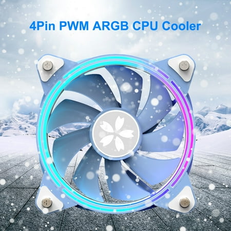 Coiry Yeston ZEAGINAL 120mm ARGB Cooling CPU Cooler 4 Pin PWM PC Case ...
