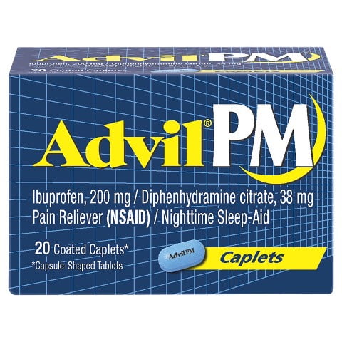 Advil Caplets 100 W/4 Pm Lg Free - Walmart.com