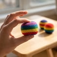 Clearance 3PCS Hand-Knitted Hacky Bags, Assorted Footbag Sacks for ...