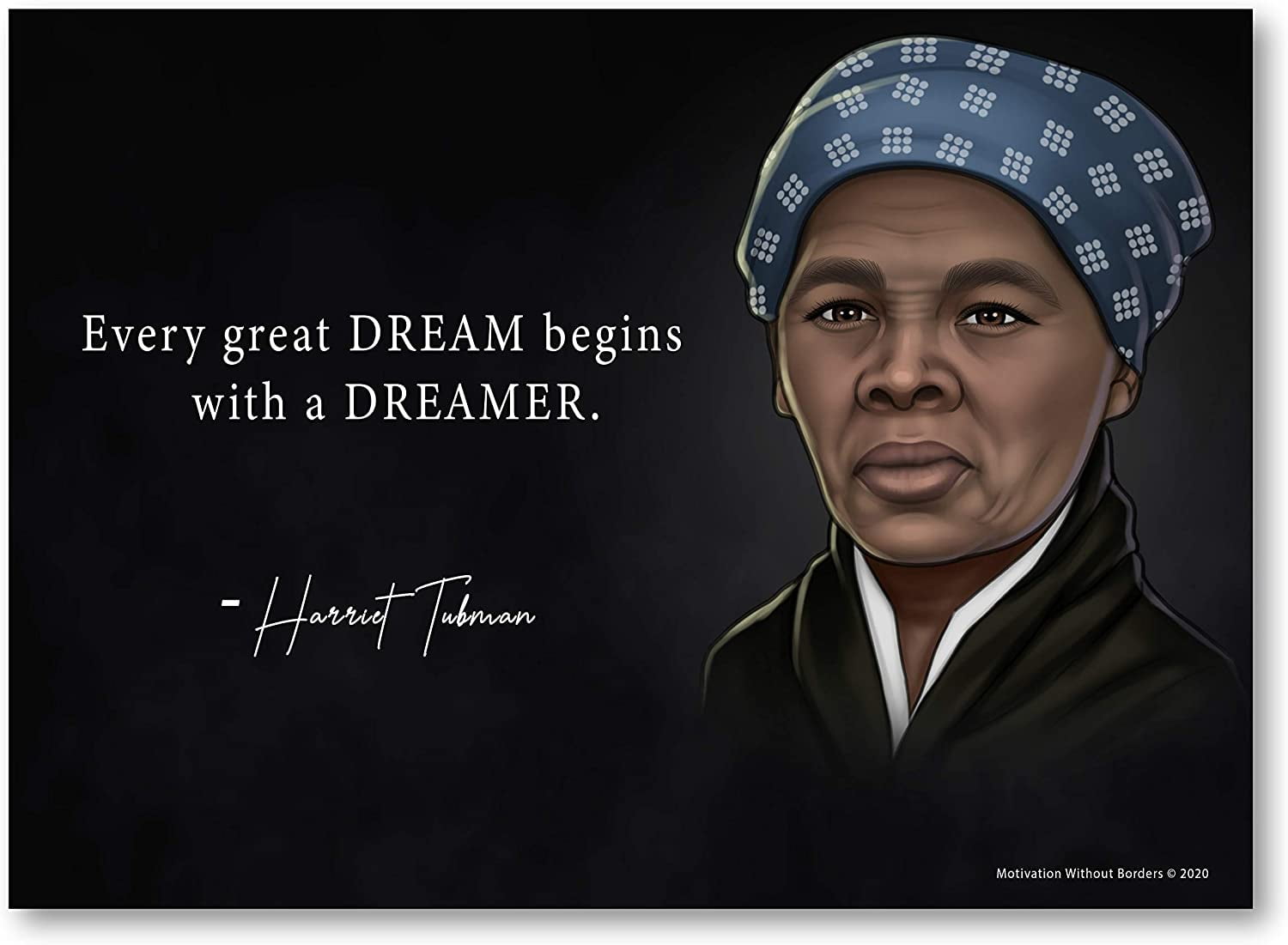 Black History Month Poster | Harriet Tubman | 13" x 18" Non-Laminated ...