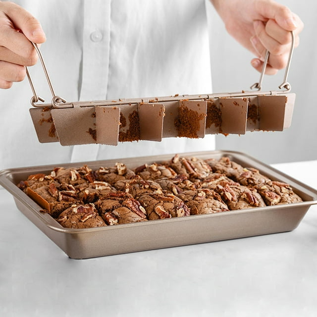 Brownie Pan with Removable Dividers - Rectangle Shape - Food Grade ...