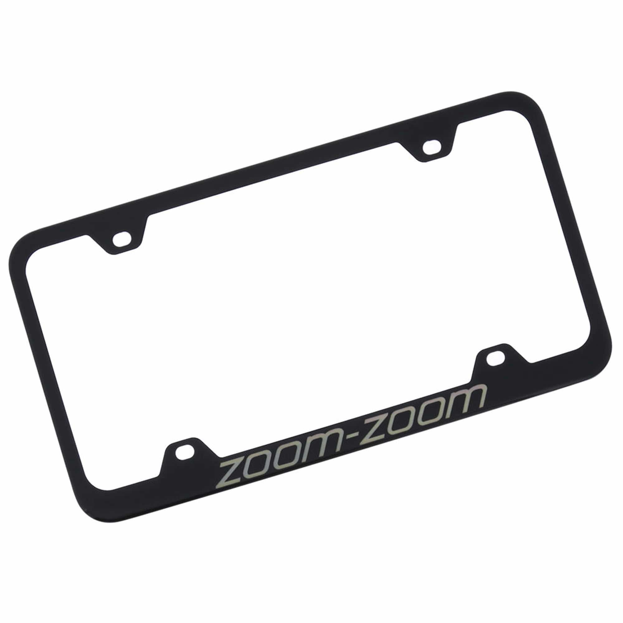 Au-TOMOTIVE GOLD Zoom-Zoom Laser Etched Wide Body Frame - Black ...