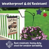 What D Hook Heavy Duty Hanging Plant Hook - For standard 4x4 Posts, (3 ...
