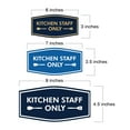 Signs ByLITA Fancy Kitchen Staff Only Spatula Graphic Sign (Black ...
