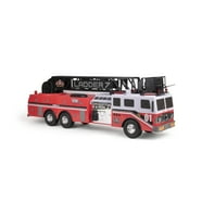 Walthers HO Scale Heavy-Duty Fire Department Ladder Truck Red Emergency ...
