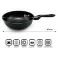 Dream Chef Non-Stick Kitchen Cookware, 28cm Marble Coated Aluminum ...