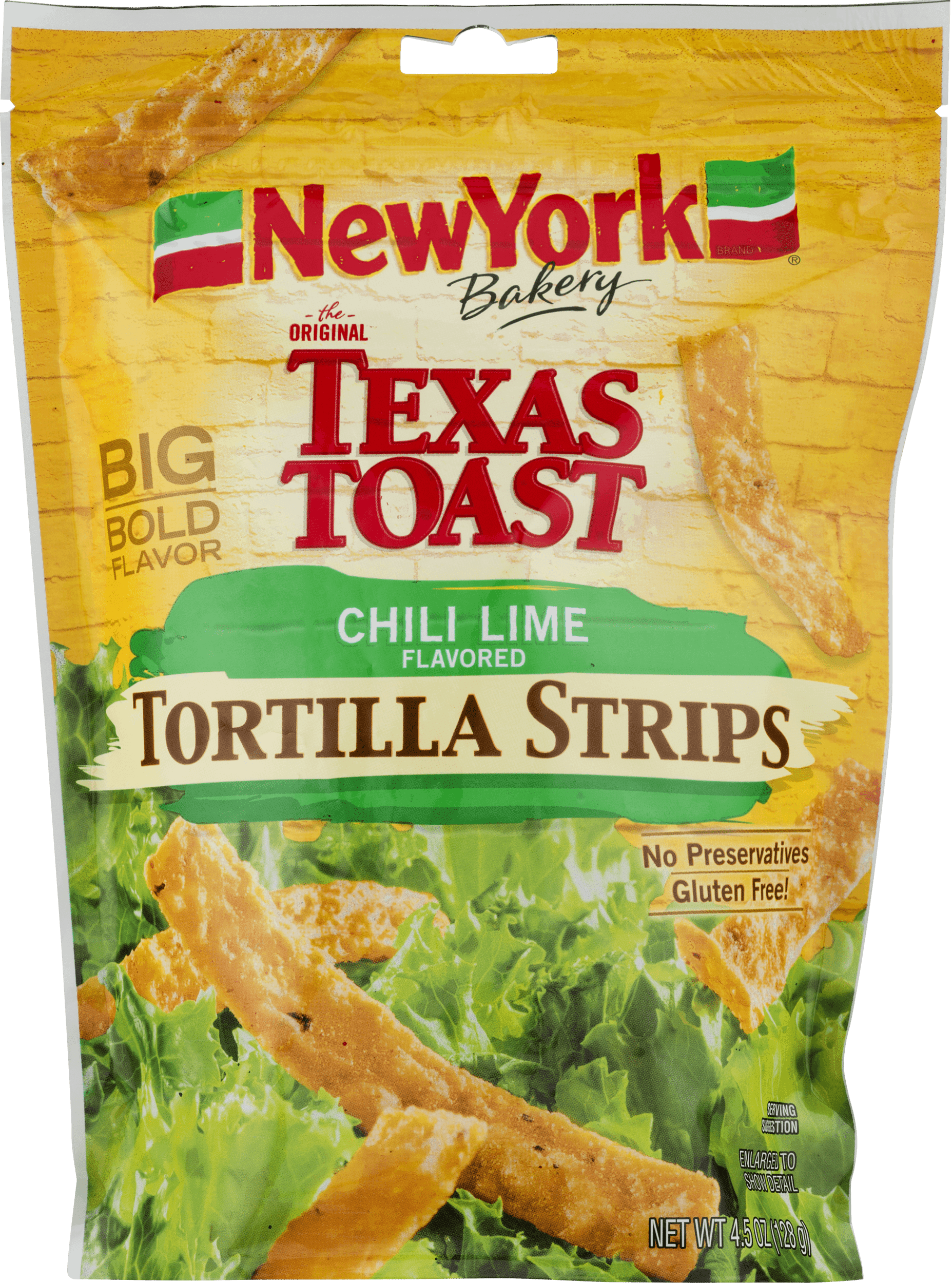 New York The Original Texas Toast Tortilla Strips, Chili Lime, 4.5 Oz ...