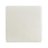 Linon Lexington Cream Sherpa Upholstered Square Storage Ottoman with ...