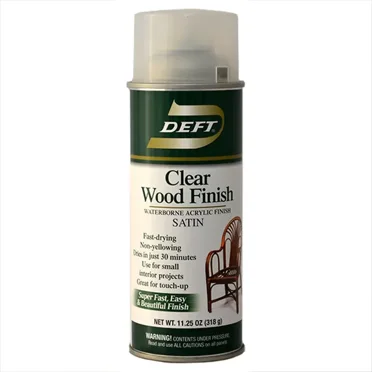 Deft® Clear Wood Finish Brushing Lacquer, Satin - Walmart.com