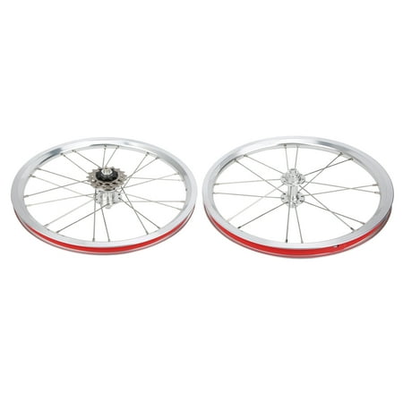 Haofy Bicycle Wheelset, 16 Inch Bike Rims Set, For Bicycle Bike ...