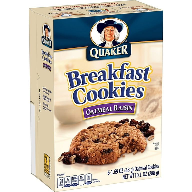 Quaker Oatmeal Raisin Cookies