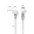 90 Degree CAT6 Ethernet Cable Right Angle RJ45 LAN Gigabit Network Cord ...