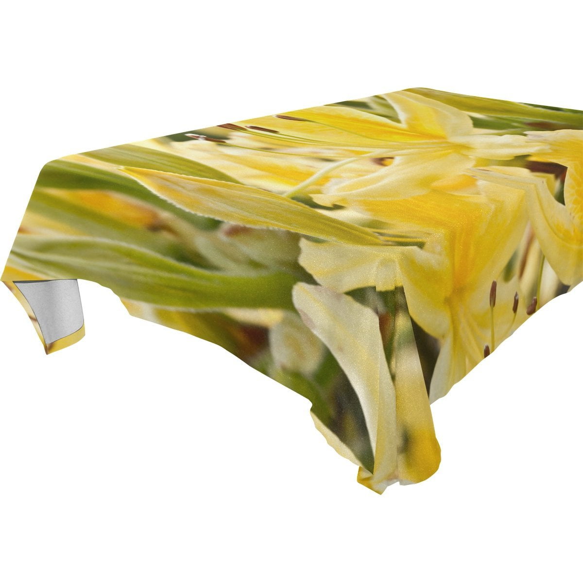 POPCreation Yellow Flowers Tablecloth 60x120 inches - Walmart.com