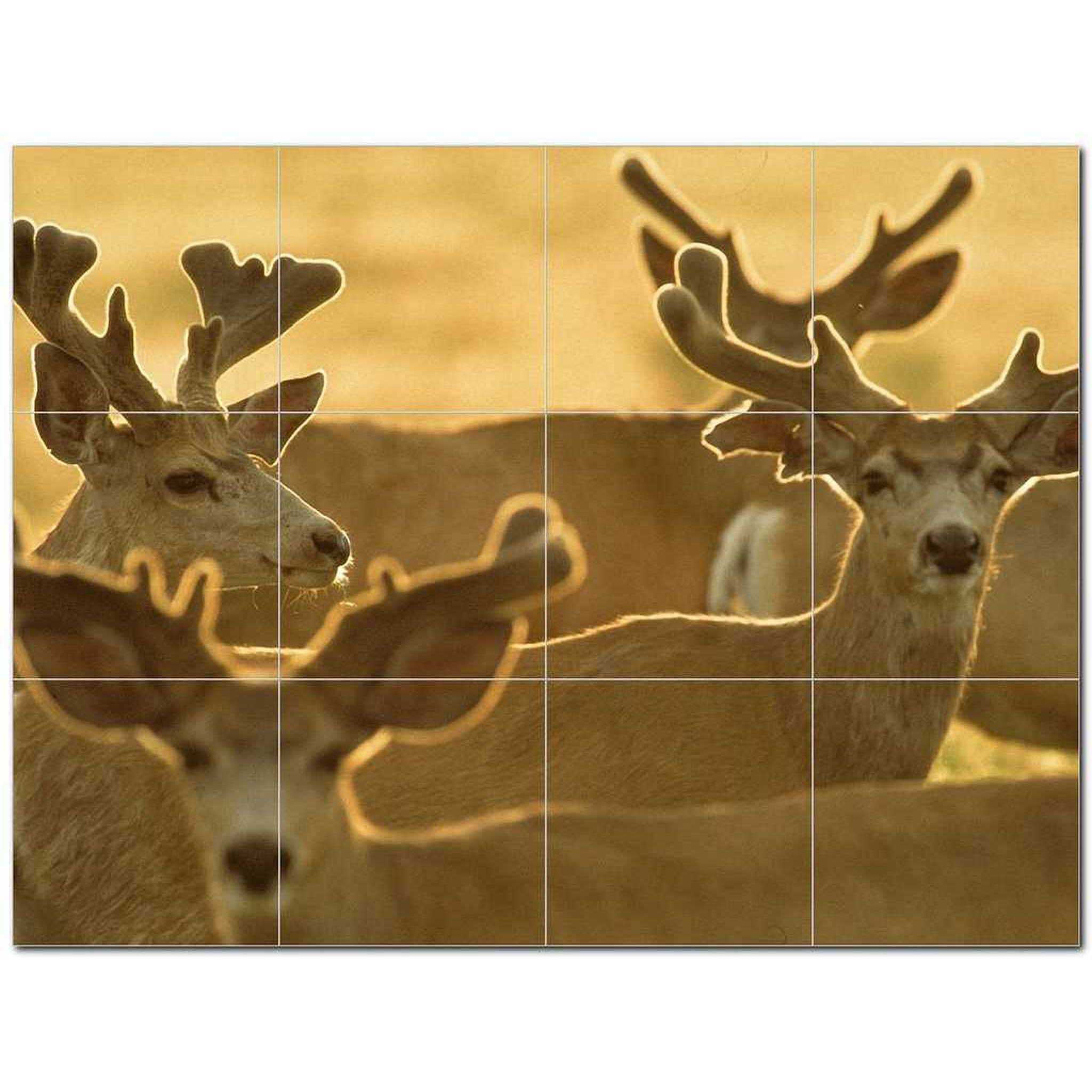 Deer Ceramic Tile Mural Kitchen Backsplash Bathroom Shower 402760-XL43 ...