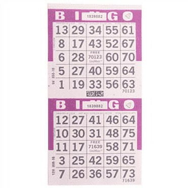 American Games Disposable Bingo Cards - 2 Cards/Sheet, 10 Sheets/Book ...