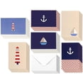 Best Paper Greetings, Bulk Nautical Greeting Cards, Blank Notecards Set ...