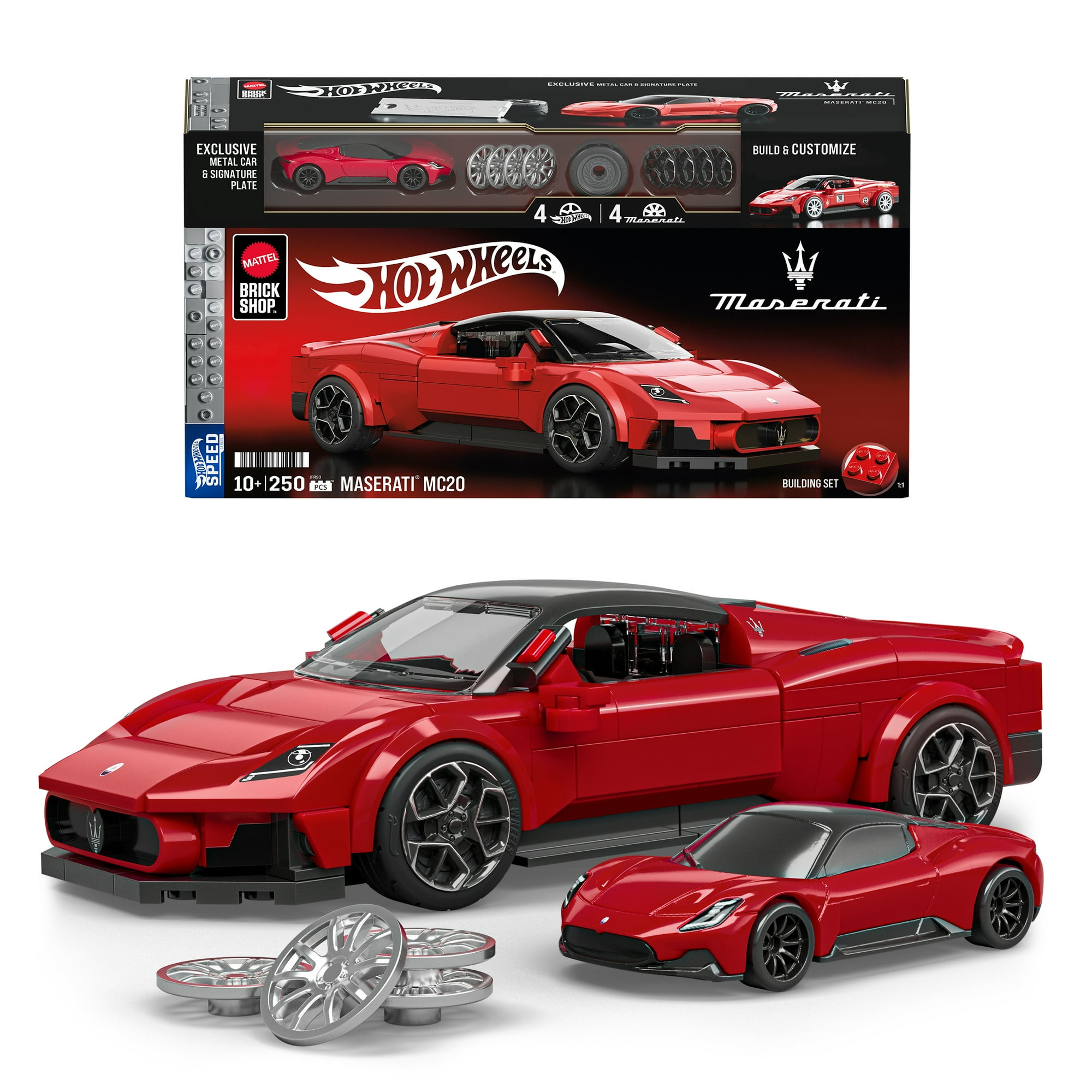 Click here for Mattel Brick Shop Hot Wheels Maserati Mc20 Buildin... prices