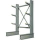 Global Industrial Single Sided Medium Duty Cantilever Rack Starter, 2 ...