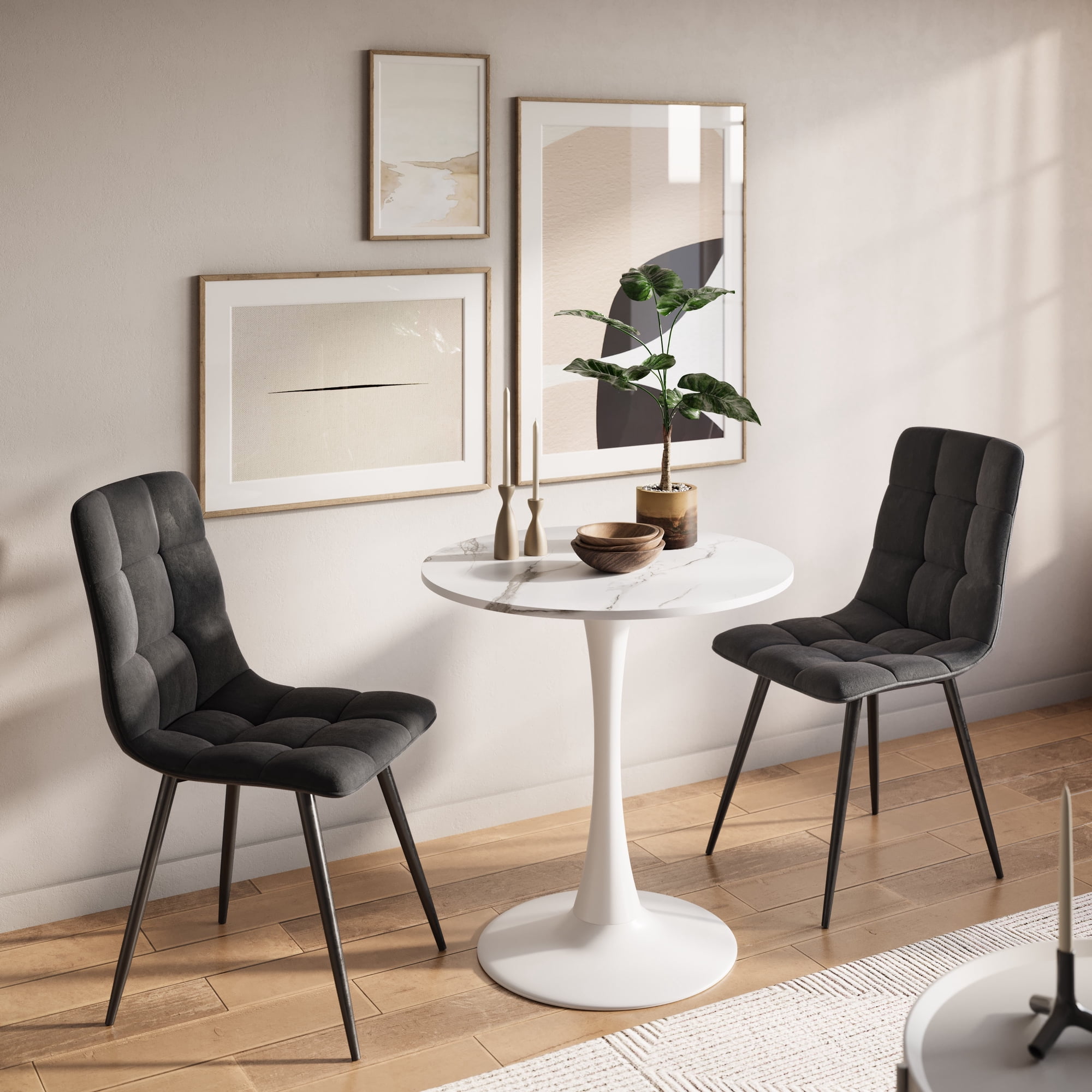 Click here for Corliving Ivo Round Melamine Top Indoor Bistro Tab... prices