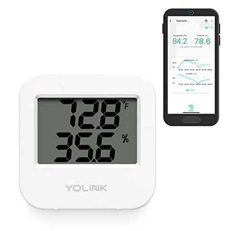 Smart Temperature Humidity Sensor Works w/ Alexa IFTTT, 1/4 Mile Super ...