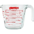 Pyrex 2-Cup Measuring Cup, Clear Glass, Red Graphics, Durable Kitchen Tool - Walmart.com