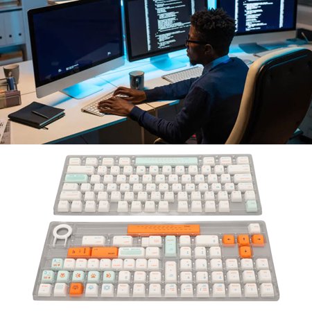 138 Keys Mechanical Keyboard Keycaps, For MDA Height Clear Handwriting ...