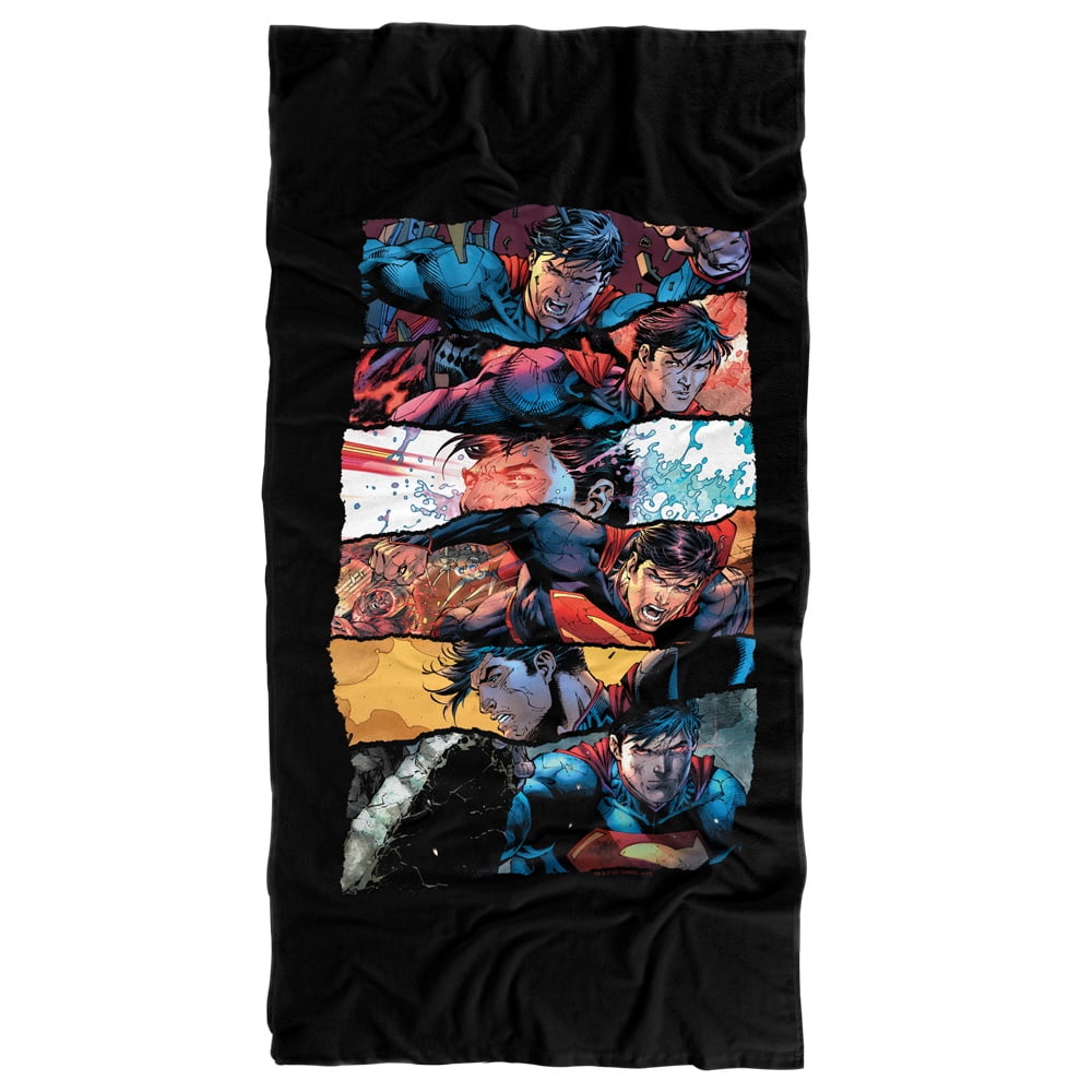 Superman Torn Collage Officially Licensed Beach Towel 30' X 60 ...