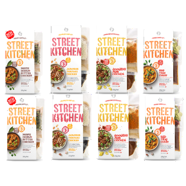 Street Kitchen Jamaican Jerk, Teriyaki, Red Thai & Indian Butter ...