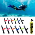 Yihuala Diving Snorkeling Stage Tanks Bottle Hose Retainer Strap Rubber ...