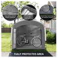 Bike Storage Shed Tent, Waterproof Bicycle Shelter for 3-4 Bikes ...