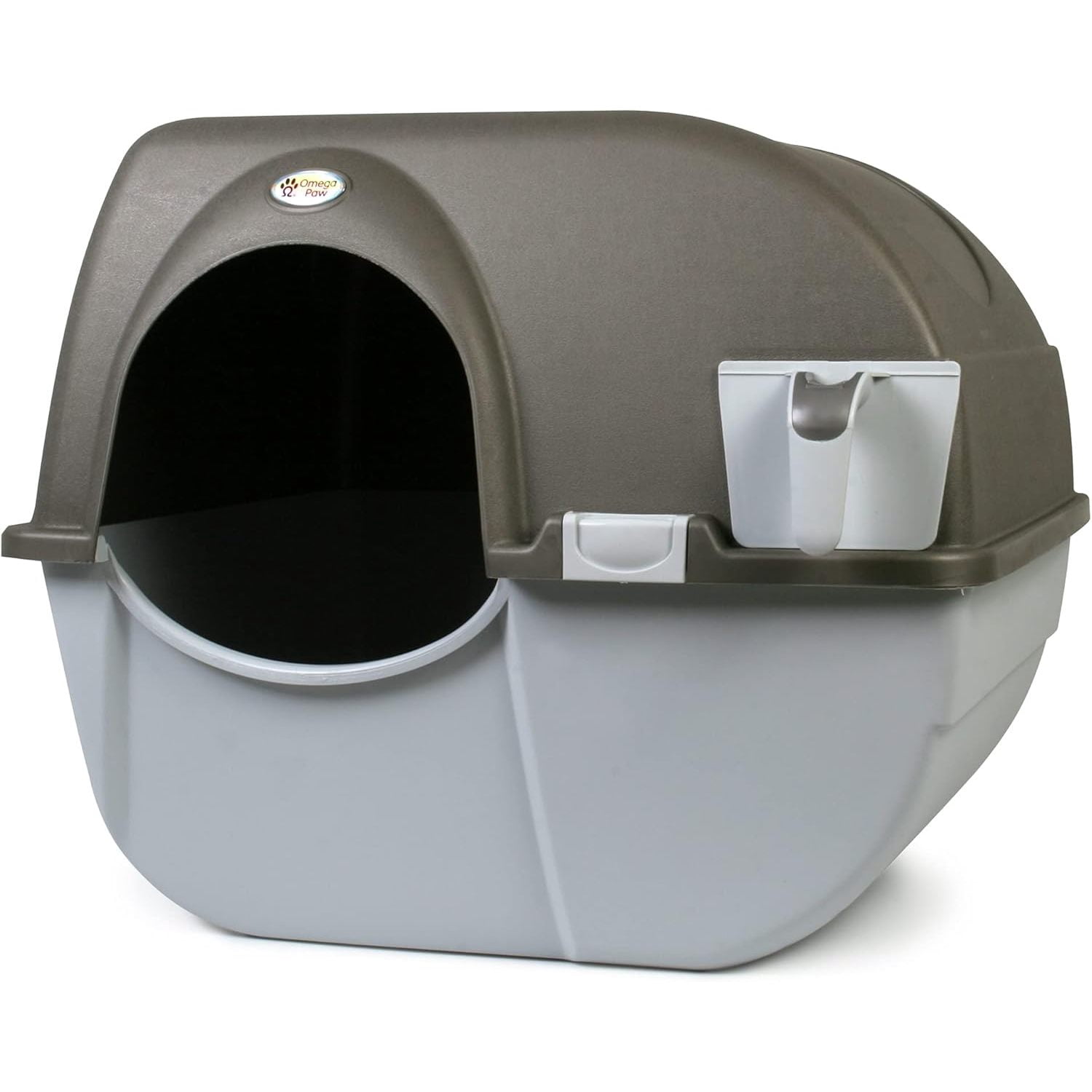 Omega Paw NRA15 Self Cleaning Litter Box Regular Size,Grey - Walmart.ca