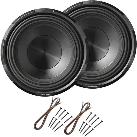 Alpine X-W12D4 Car Audio Type X Dual 4 Ohm 1800 Watt 12" Subwoofers ...