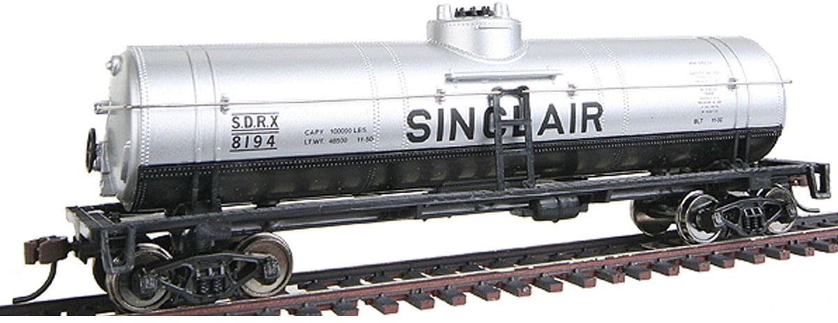 Walthers Trainline HO Scale Single Dome Tank Car Sinclair Oil Company ...