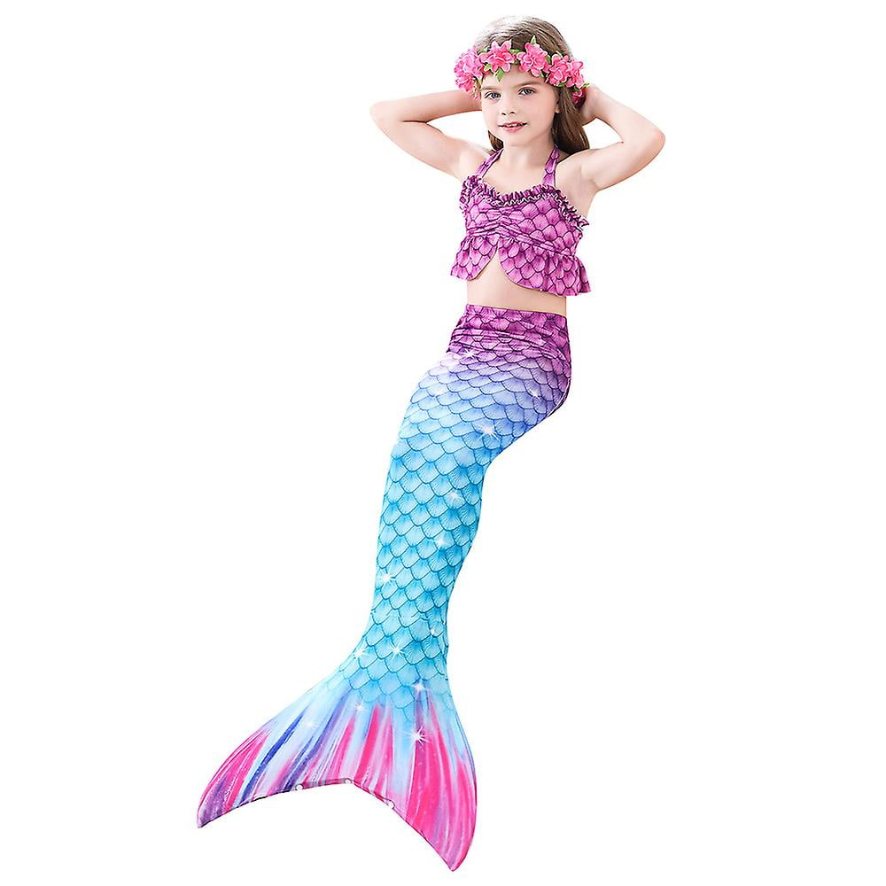 Click here for Bomveson 2-13 Years Kids Girls Mermaid Tail Swimsu... prices