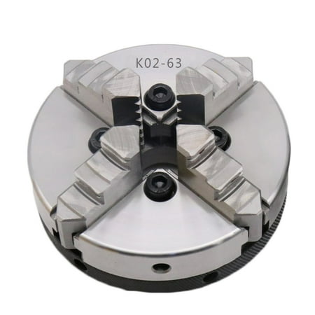 juguse 4-Jaw 3-jaw Manual Lathe Chuck 45 Steel Self-centering Tools ...