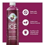 Sparkling Ice, Black Cherry Flavored Sparkling Water, Zero Sugar, 17 fl ...
