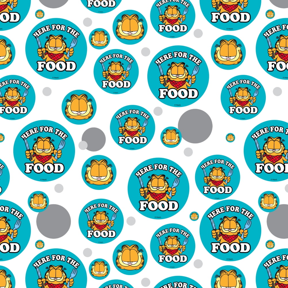 Garfield Here for the Food Premium Gift Wrap Wrapping Paper Roll ...